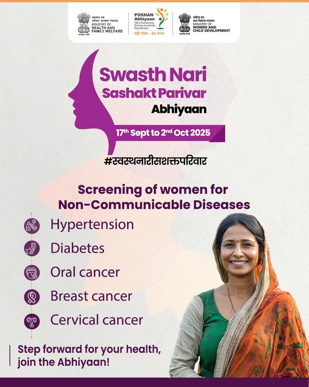 Swasth Nari, Sashakt Parivar Abhiyaan | Ministry of Health and Family Welfare | GOI